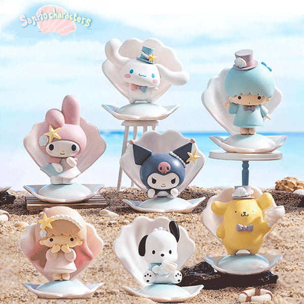 Sanrio Beach Vacation Scallop Shell Blind Box Figures – KawaiiGoodiesDirect