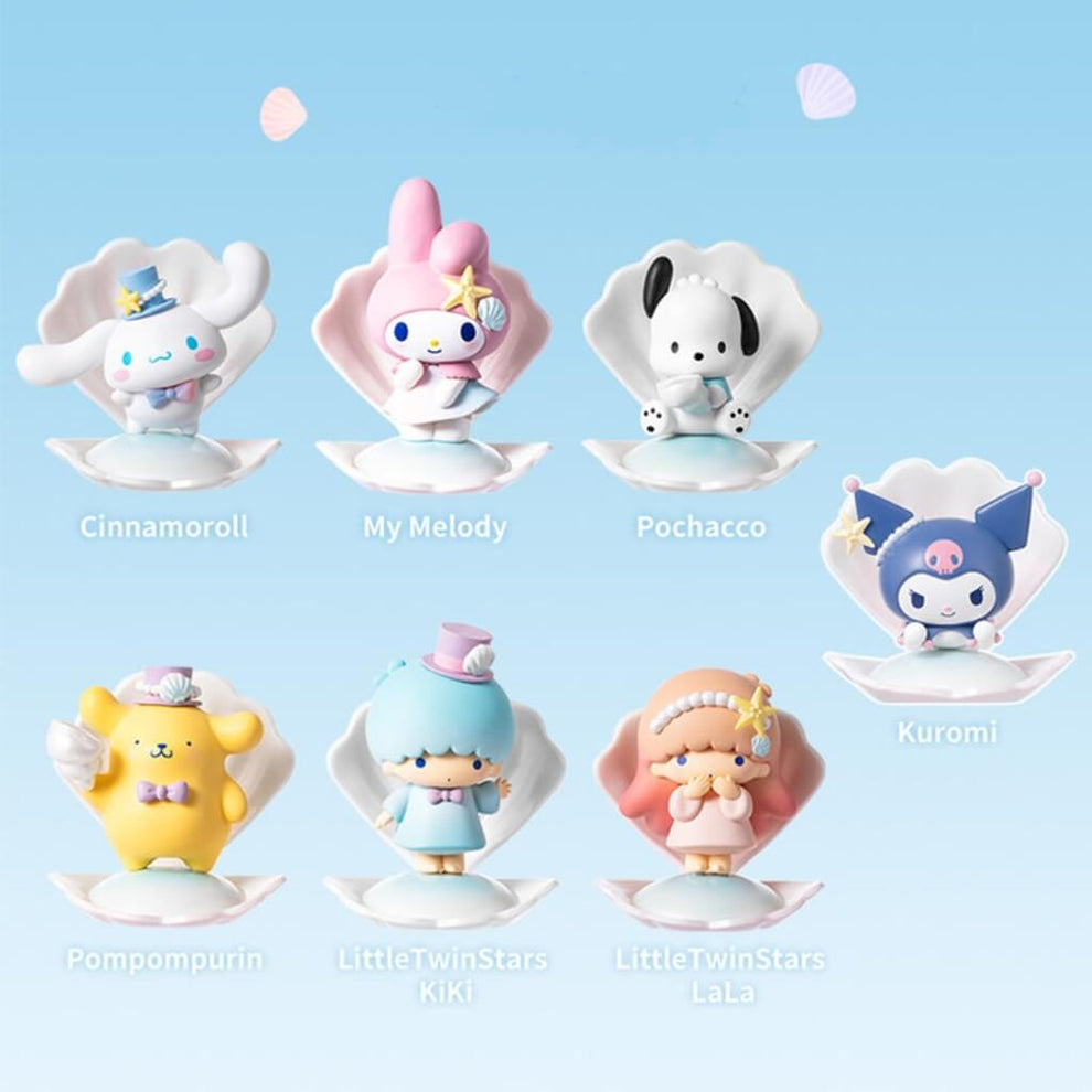 Sanrio Beach Vacation Scallop Shell Blind Box Figures – KawaiiGoodiesDirect