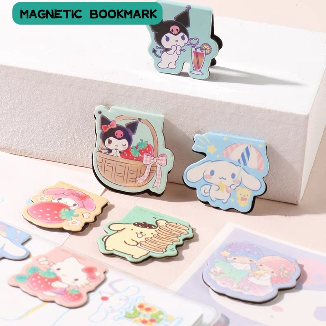 Sanrio Characters Kuromi Little Twin Stars Cinnamoroll Pompompurin Mag ...