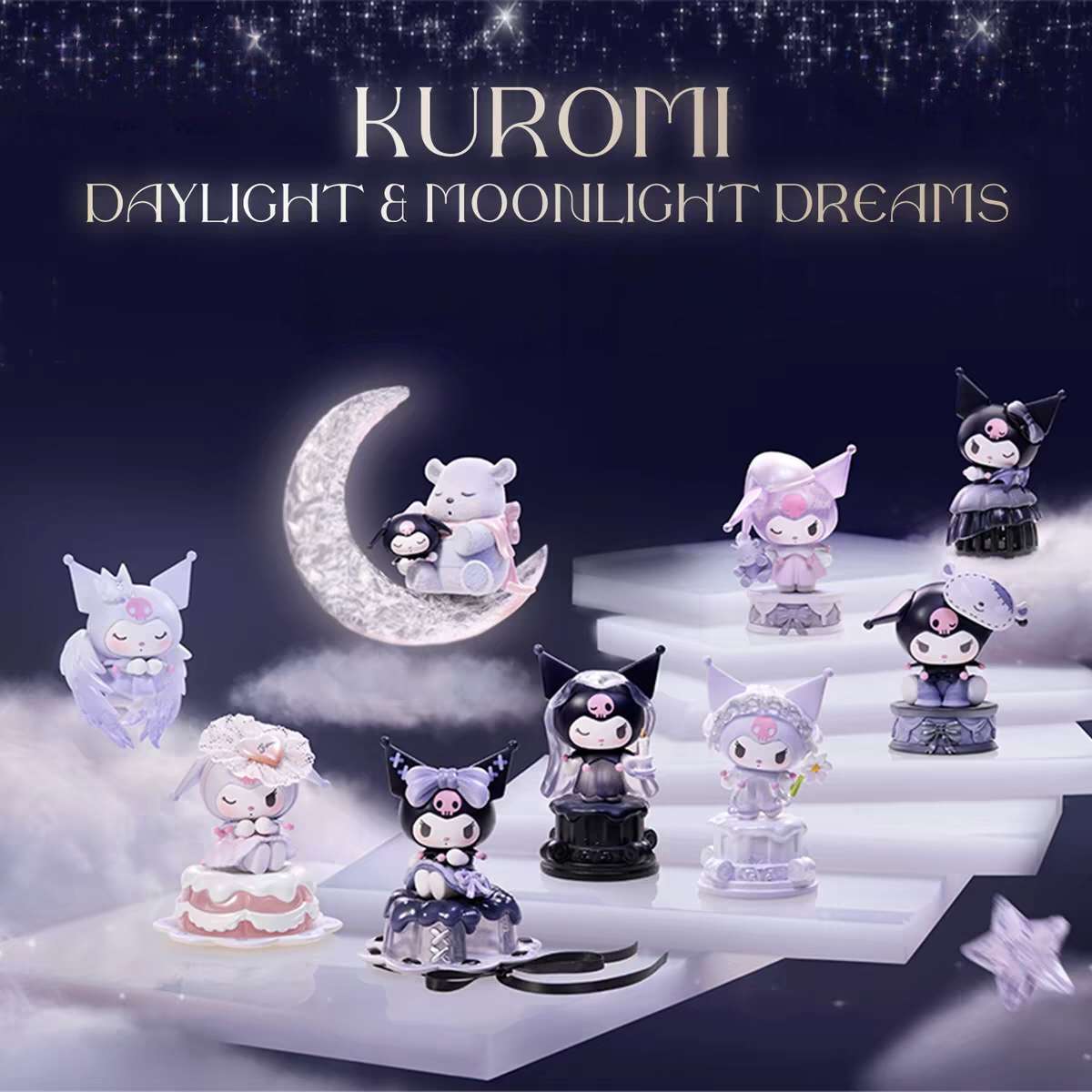 Sanrio Kuromi Daylight Moonlight Dreams Blind Box – KawaiiGoodiesDirect