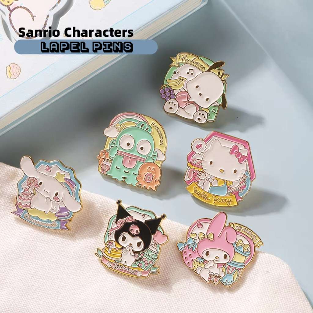 Sanrio Characters Lapel Pins Sweet Tooth Series – KawaiiGoodiesDirect