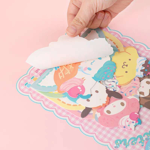 Sanrio Ice Cream Memo Paper Sticky Notes Hello Kitty & Friends ...